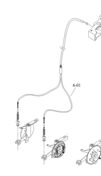 Brake Cable for Freerider Kensington & City Ranger 8 Mobility Scooter ...