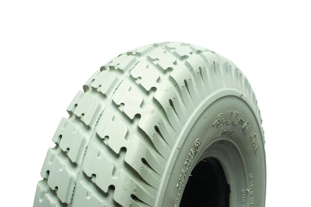 200 x 50 Solid Infilled Block Pattern Grey Tyre — Discount Scooters ...