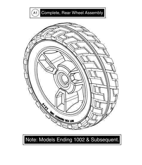 Rear Wheel Pride Revo 2 Models 1002 and after — Discount Scooters ...